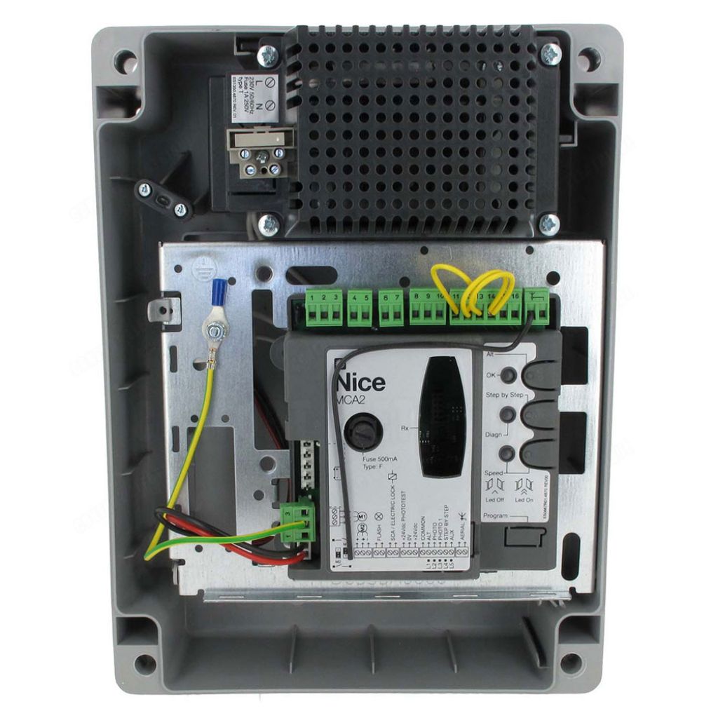 Unitate de comanda Nice MC424L, pentru motoare de 24 V - nice.store.ro